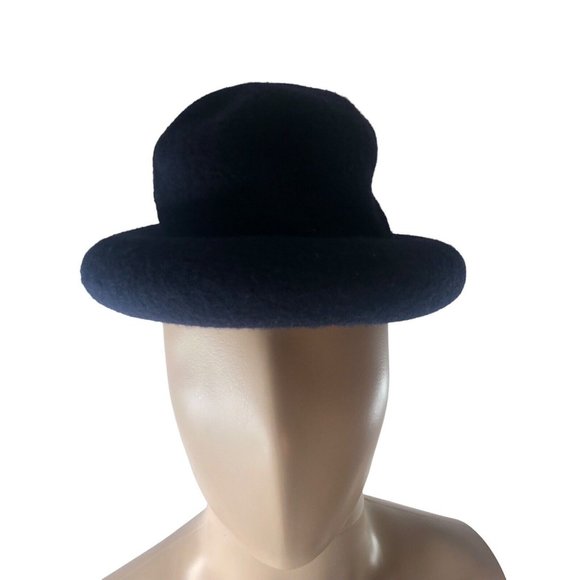 Arlin | Accessories | Vintage Fashions By Arlin Fifth Ave Navy Wool Hat ...